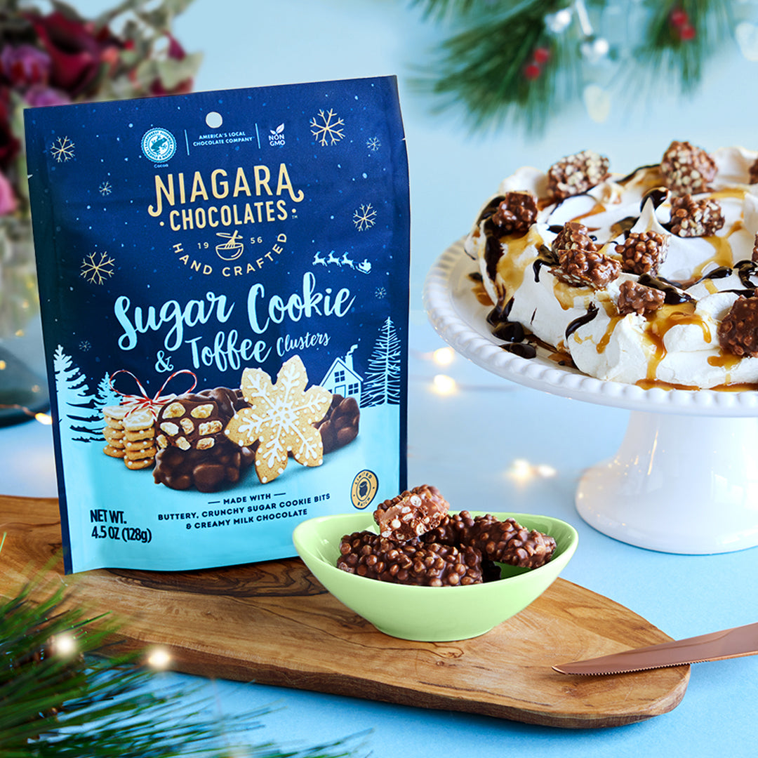 Sugar Cookie Toffee Pavlova – niagarachocolates