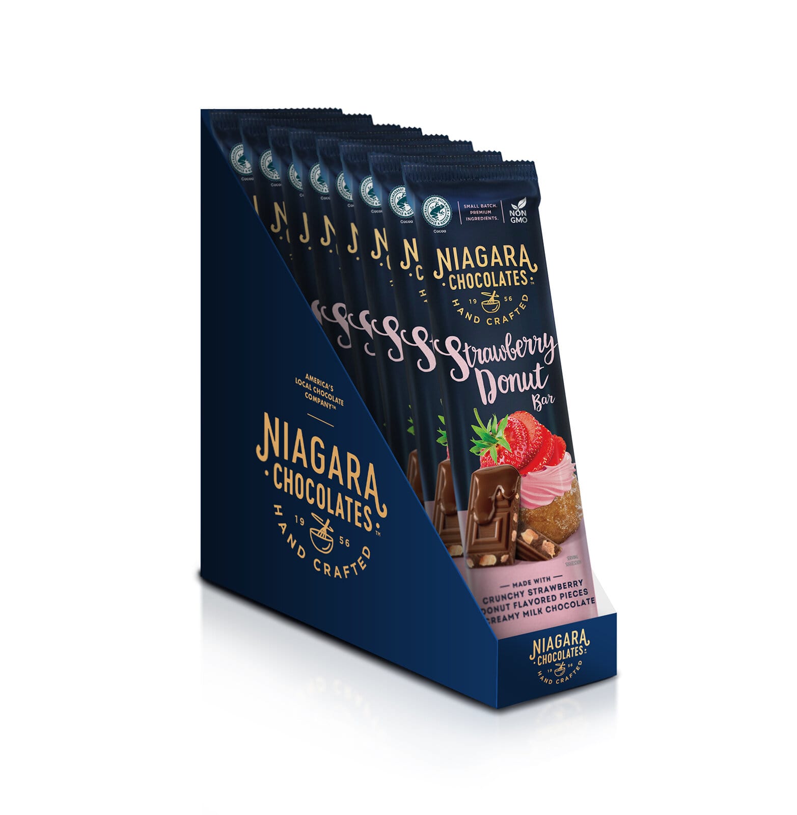 Strawberry Donut 3oz Milk Chocolate Bar – niagarachocolates
