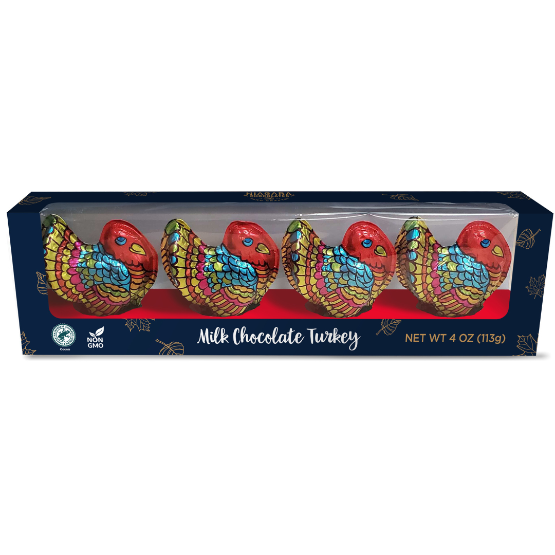 Foil Wrapped Turkey 4 Pack – niagarachocolates