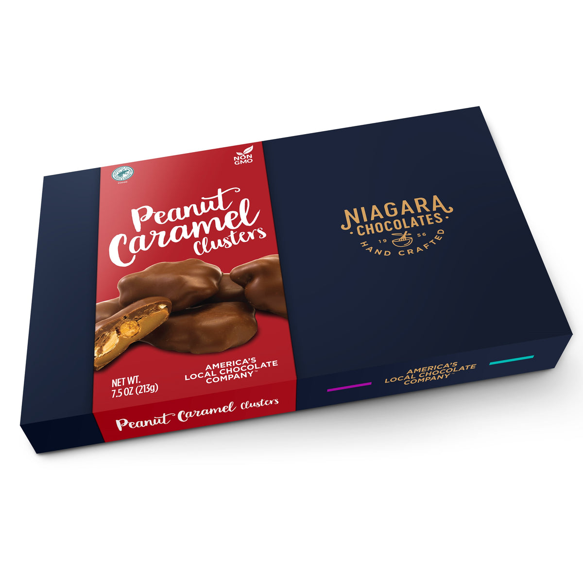 Milk Chocolate Peanut Caramel Clusters Gift Box (7.5oz) – niagarachocolates